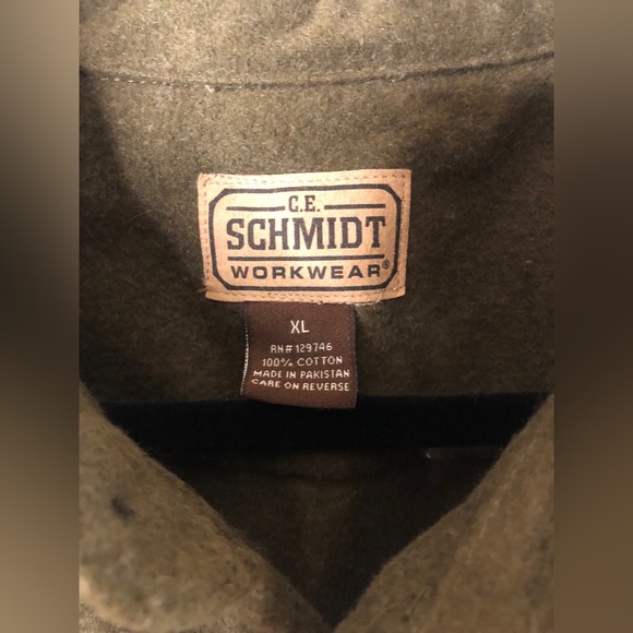 C.E. Schmidt Workwear | Shirts | Ce Schmidt Workwear Army Green 0 ...